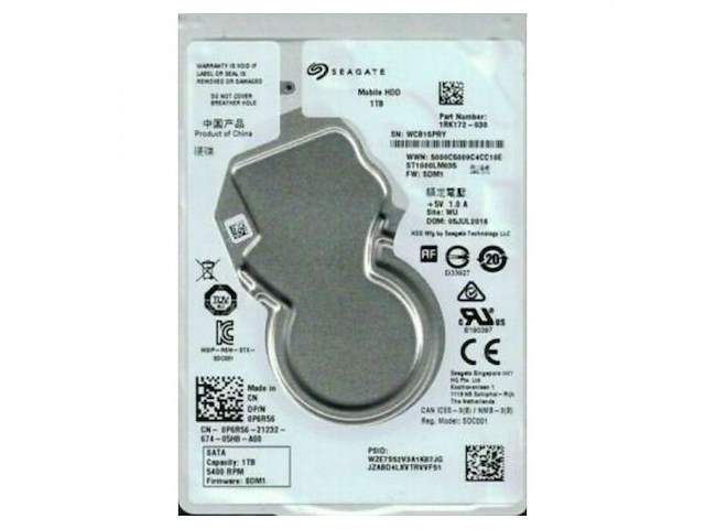 HDD 2.5 * 1TB ST1000VT001 SEAGATE 5400RPM 128MB SATA3 (3499)