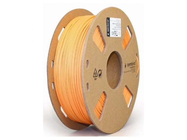 3DP-PLA-01-MTO Mat PLA Filament za 3D stampac 1.75mm, kotur 1KG, orange