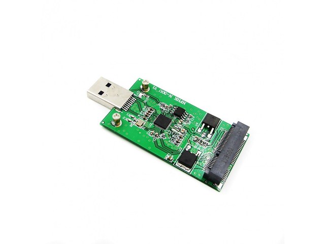 Adapter USB 3.0 to Mini PCIE mSATA SSD