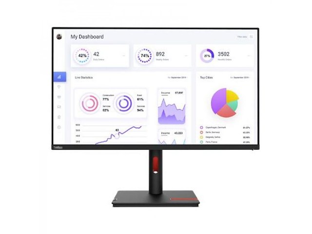 MON 32 LENOVO T32h-30 4k IPS/HDMI/DP/USB-C/3Y, 63D2GAT1EU