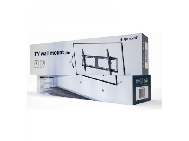 WM-90T-01 Gembird tilt VESA max 80x40cm 73-90 max.70kg