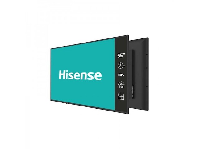 Hisense 65` 65GM60AE 4K UHD Digital Signage Display - 18/7 Operation