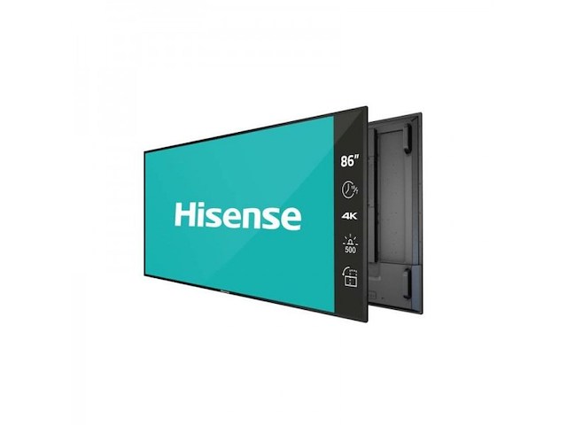 Hisense 86` 86B4E30T 4K UHD Digital Signage Display - 18/7 Operation
