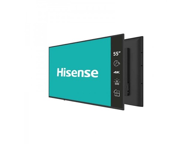 Hisense 55` 55GM60AE 4K UHD Digital Signage Display - 18/7 Operation