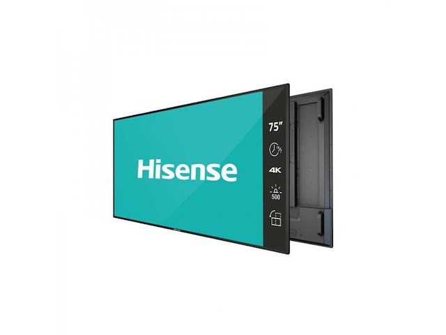 Hisense 75` 75B4E30T 4K UHD Digital Signage Display - 18/7 Operation