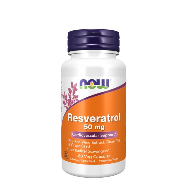 NOW NATURAL RESVERATROL 50MG 60 KAPSULA