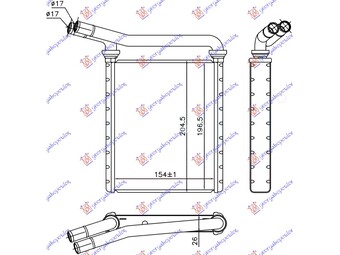 GREJAC KABINE (BR) (154x197x26) TOYOTA RAV 4 16-19