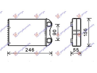 GREJAC KABINE (BR) (200x154x32) MINI CABRIO (R52) 04-08