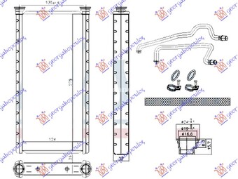 GREJAC KABINE (BR) (124x280x26) LAND ROVER DISCOVERY 5 16-