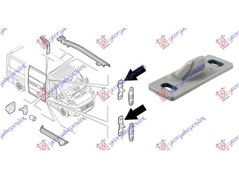 GRANICNIK KLIZNIH VRATA PEUGEOT e BOXER 20-