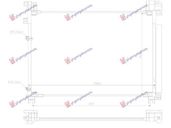 HLADNJAK KLIME 2.0 BENZIN (708x458) LEXUS RX 15-20