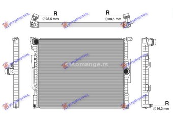 HLADNJAK MOTORA 2.0 BENZIN (MAN/AUTO) (600x478) BMW SERIES 2 (F22/23) COUPE/CABRIO 14-