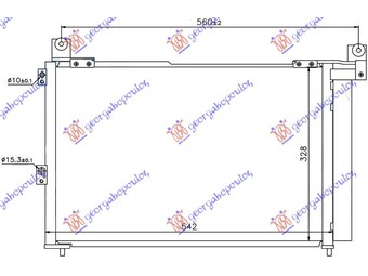 HLADNJAK KLIME 2.5/3.0 TDCi (54x35.2) FORD RANGER 09-12