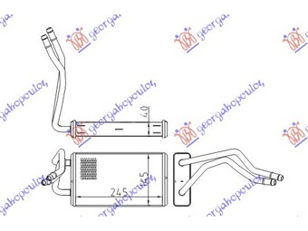 GREJAC KABINE (B) (+AC) (247x146) FORD TRANSIT 00-06