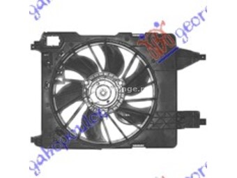 VENTILATOR KOMPLET (BENZIN/DIZEL) RENAULT KANGOO 08-13