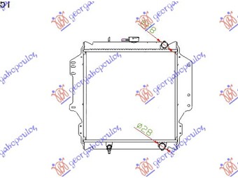 HLADNJAK MOTORA 1.3 (36x39) SUZUKI JEEP (SJ413) 90-04