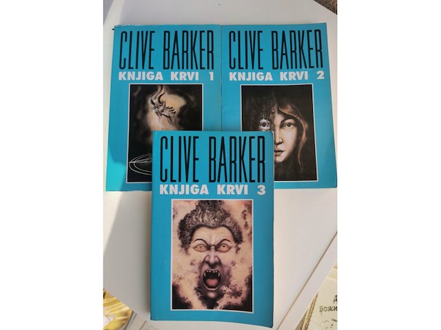 KNJIGA KRVI 1-3 - Clive Barker Klajv Barker