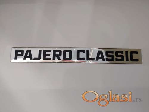 Pajero classic stiker oznaka