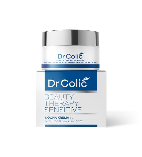 Dr Colić Beauty Therapy Sensitive noćna krema sa hijaluronskom kiselinom 50ml