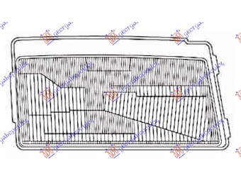 STAKLO FARA FIAT UNO 89-93