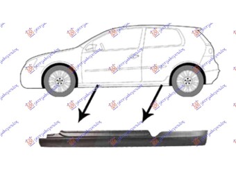 SAJTNA 3 VRATA VW GOLF V 04-08