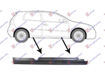 SAJTNA 3 VRATA VW GOLF V 04-08