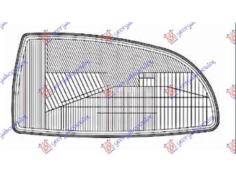 STAKLO FARA RENAULT CLIO 96-98