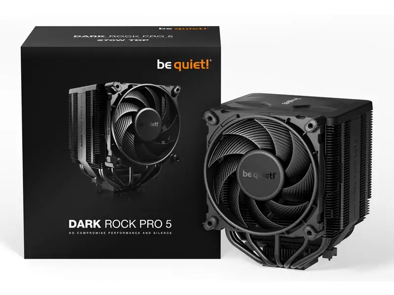 BE QUIET CPU COOLER BE QUIET DARK ROCK PRO 5 BK036 (AM4,AM5,1151,1150,1155,1200,1700)/TDP-270W