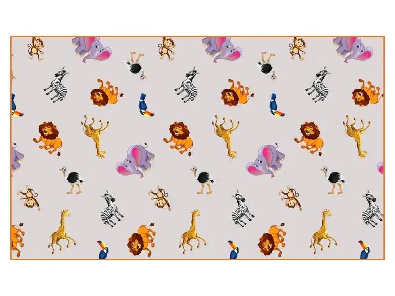 ROLLMATZ PODLOGA ZA IGRANJE BEBI SAFARI 200 X 120CM X 5MM
