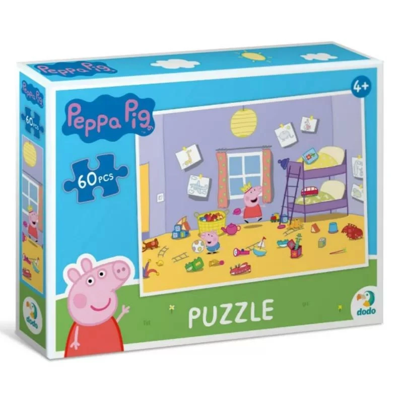 Dodo Peppa Prase puzzle za decu Dečija soba, 60 komada