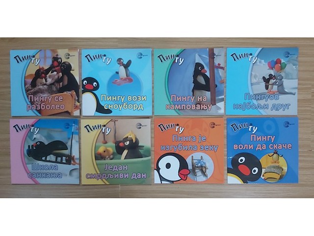 Pingu pigvin i njegove avanture cena za 1 knjigu 200din