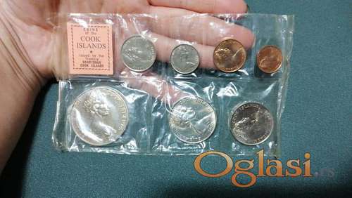 Cook Islan coin set 1972