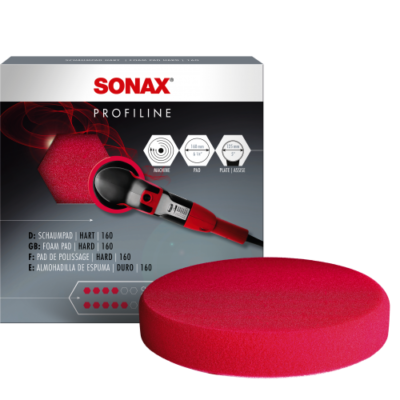 SONAX SUNĐER ZA ROTO POLIRANJE CRVENI 160mm