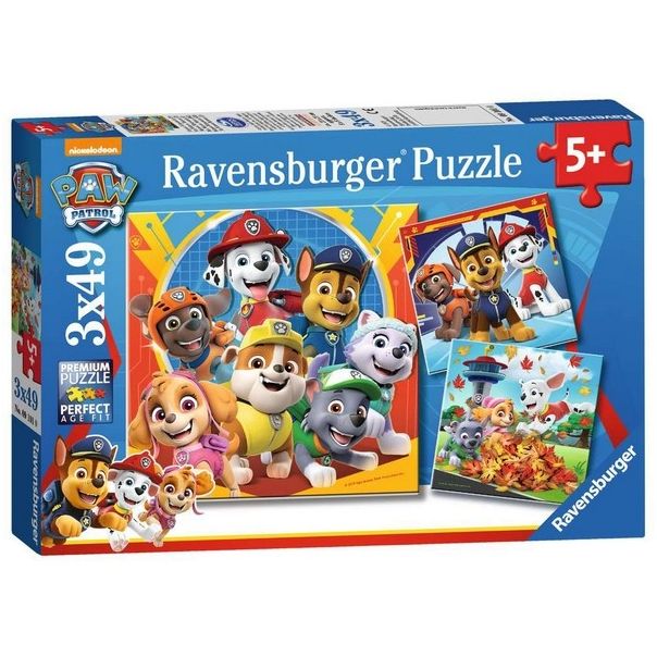 Ravensburger puzzle - Paw Patrol - 3x49 delova