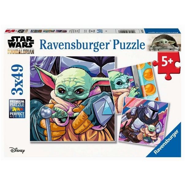 Ravensburger puzzle - Mandalorian: Grogu - 15 delova