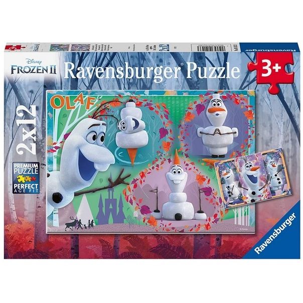 Ravensburger puzzle - Svi vole Olafa - 2x12