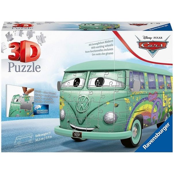 Ravensburger 3D puzzle - VW bus T1 cars -162 dela