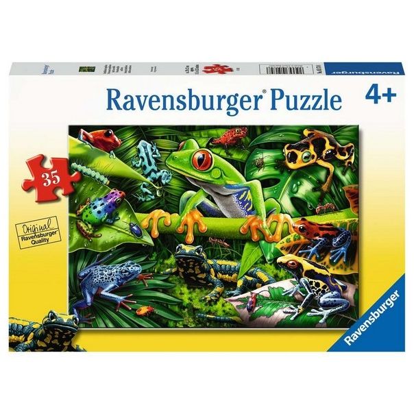 Ravensburger puzzle - Neverovatni vodozemci - 35 delova