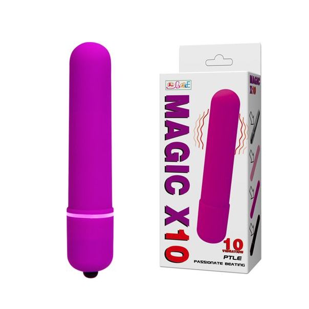 Ljubičasti klitoralni vibrator 10 funkcija vibracije