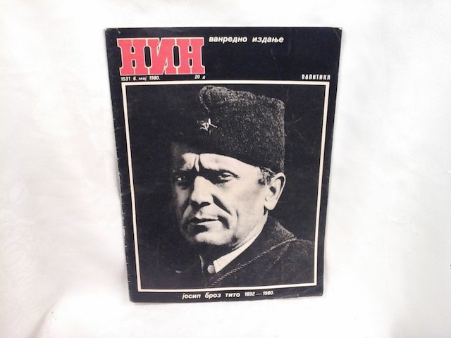 NIN vanredno izdanje 6 maj 1980 Titova smrt