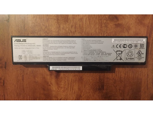 Baterija za Asus K72 , X72 , A72 , K73 , X73 , A73