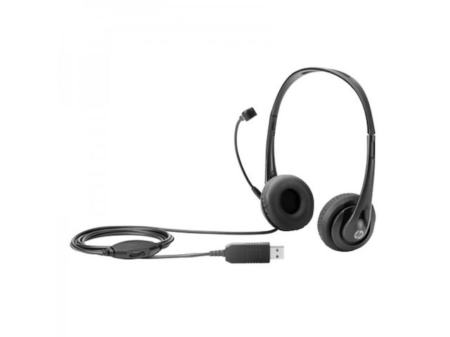 Slušalice HP Stereo žična/USB/T1A67AA/crna