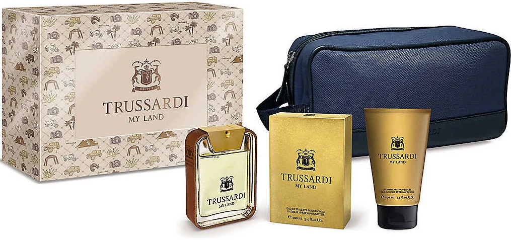 Trussardi - My Land edt 100ml + 100ml kupka + neseser / MAN / SET