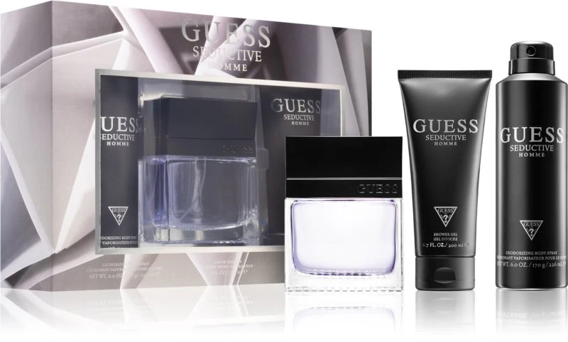 Guess - Seductive Homme edt 100ml + 200ml kupka + 175ml deo / MAN / SET