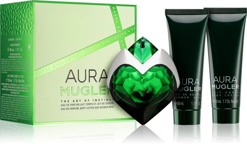 Mugler - Aura edp 50ml + 50ml losion + 50ml kupka / LADY / SET