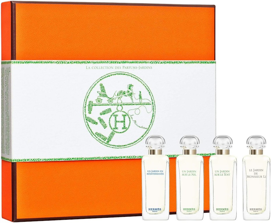 Hermes - Un Jardin En Mediterranee edt 7.5ml minijatura + Un Jardin Sur La Lagune edt 7.5ml minijatura + Un Jardin Sur Le Nil edt 7.5ml minijatura + Le Jardin En Monsieur Li edt 7.5ml minijatura /...