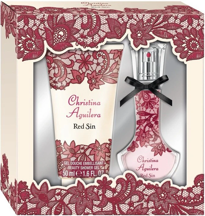 Christina Aguilera - Red Sin edp 15ml + 50ml kupka / LADY/ SET