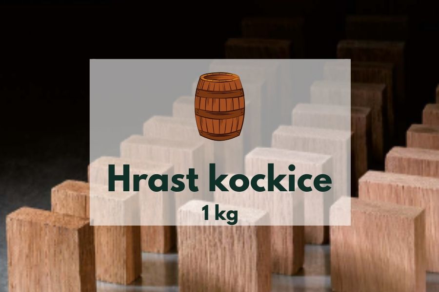 Kockice francuski hrast MT 1kg