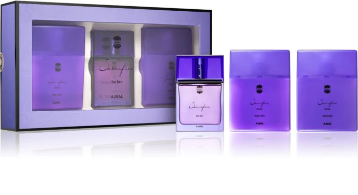 Ajmal - Sacrifice edp 50ml + 225ml losion + 225ml kupka / LADY / SET