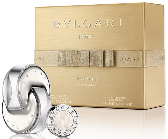 Bvlgari - Omnia Crystalline edt 65ml + kameni parfem 1g / LADY / SET